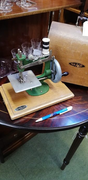 The Dog House Antiques - Small Sewing Machine, GRAIN